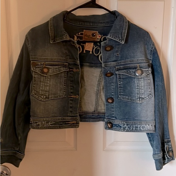 Apple Bottoms | Jackets & Coats | Apple Bottoms Cropped Denim Jacket ...